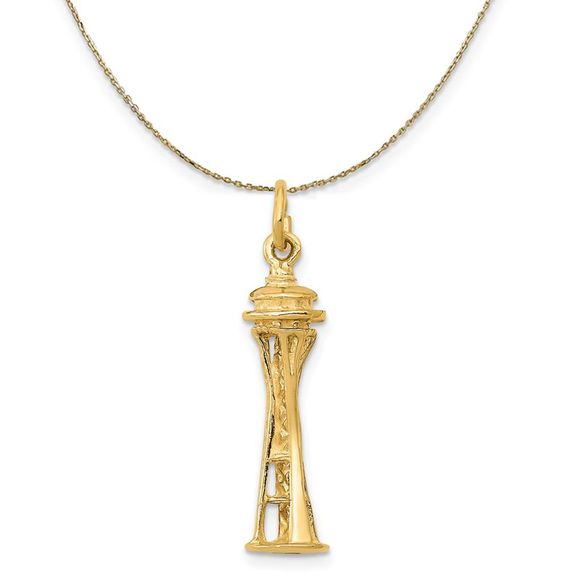 Black Bow Jewelry Co. | Jewelry | 4k Yellow Gold Seattle Space Needle ...
